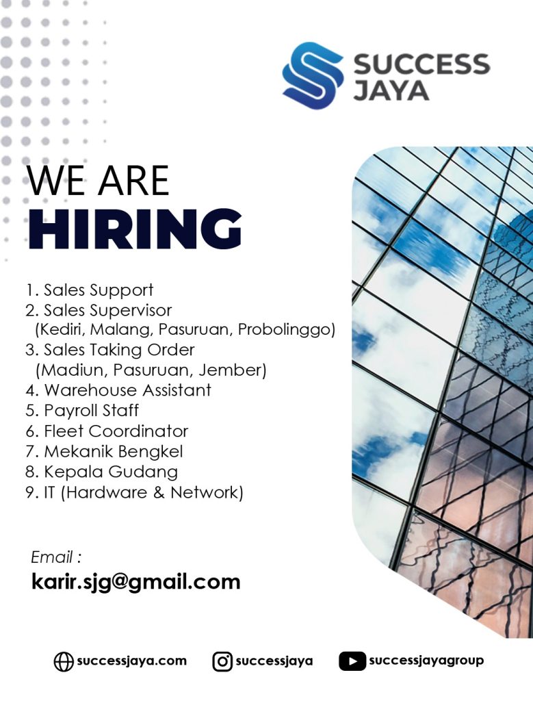 Career – Success Jaya Group